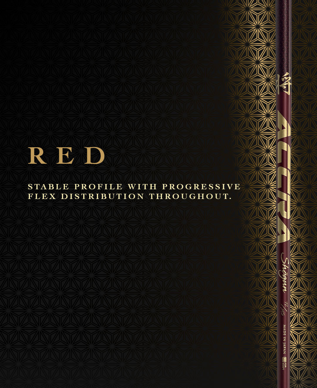 Accra - Driver Shaft - SHOGUN Red– Vin Golf - MY